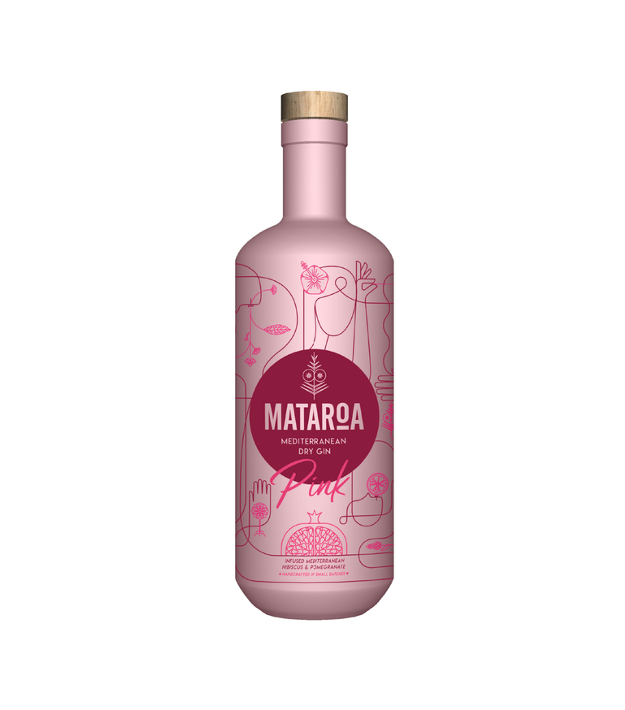Mataroa Mediterranean Dry Pink Gin 70cl | WhiskyLines