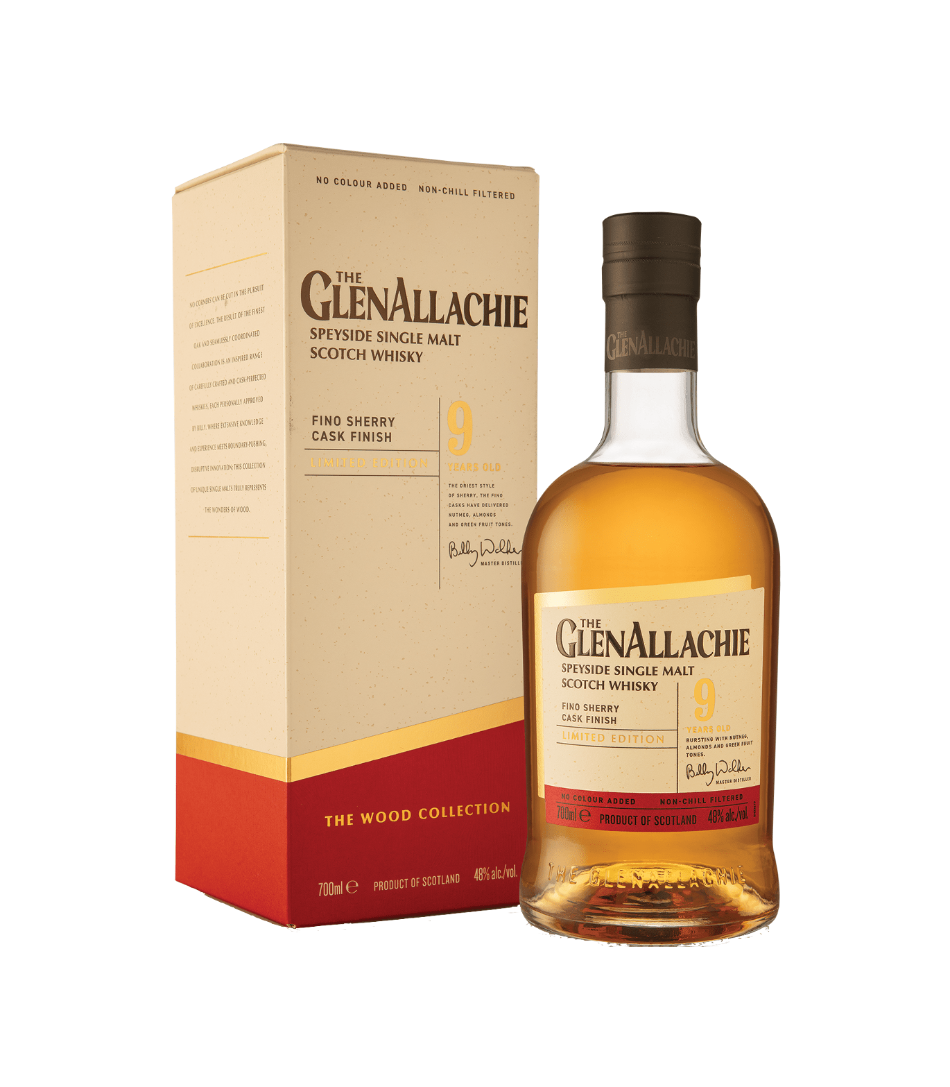 The GlenAllachie 9 Year Old Fino Sherry Cask Finish 70cl | WhiskyLines